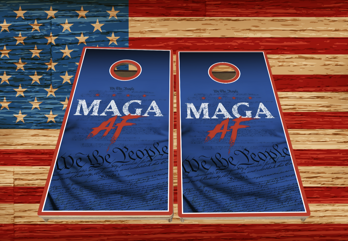 MAGA AF Cornhole – St Pete Cornhole & UV Printing
