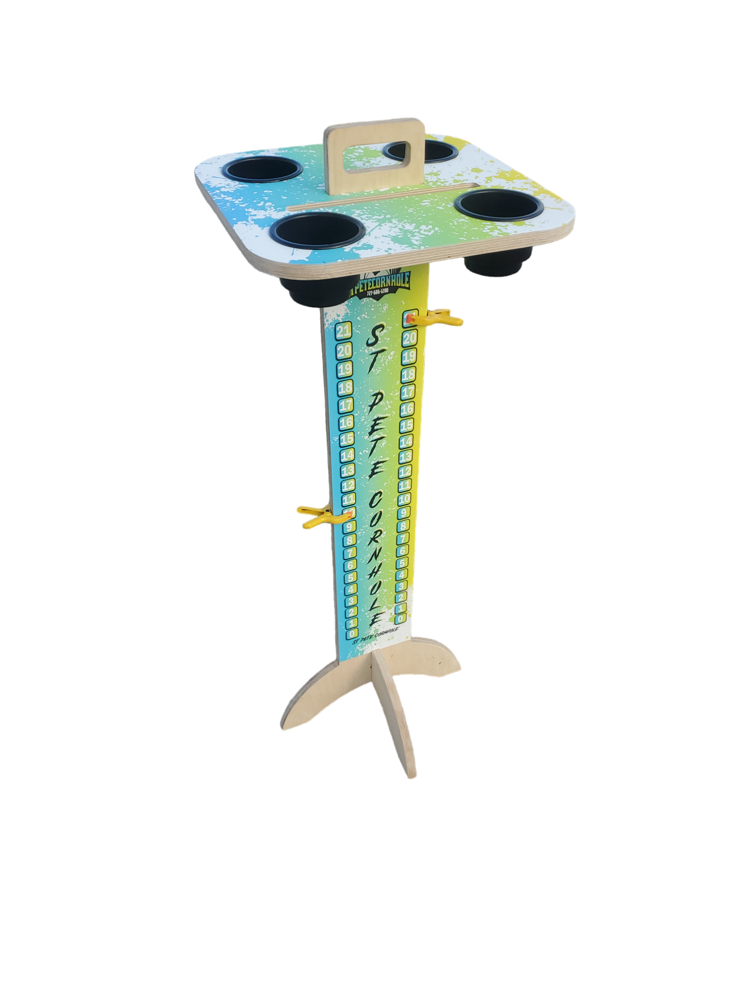 QUAD TOP Scoring Stand "4 PACK" – St Pete Cornhole & UV Printing
