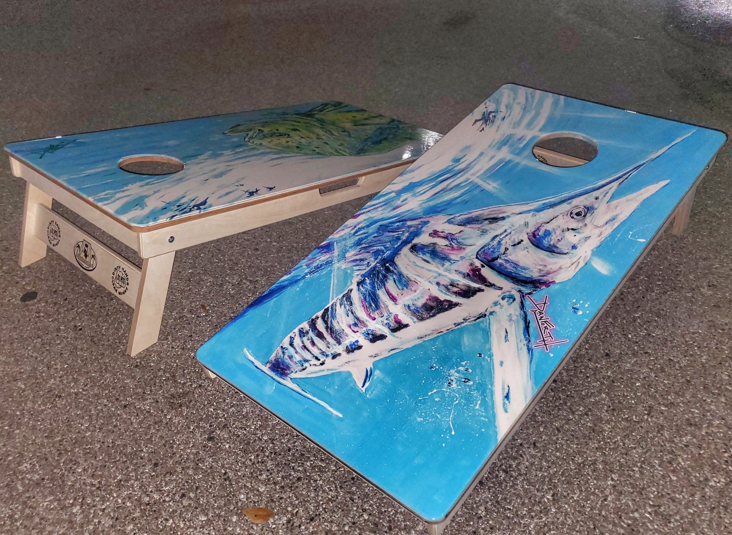 Marlin Danforth Edition Direct Print Boards – St Pete Cornhole & UV ...