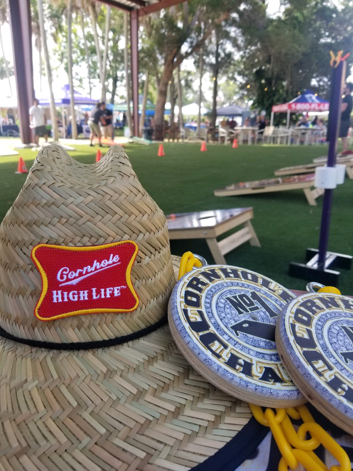 Cornhole High Life Velcro Patch – St Pete Cornhole & UV Printing
